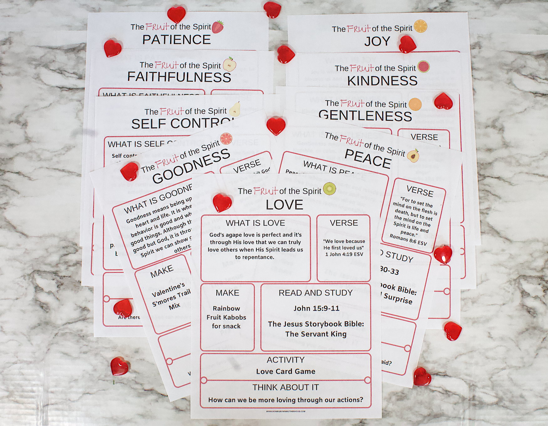 The Fruit Of The Spirit Unit Study