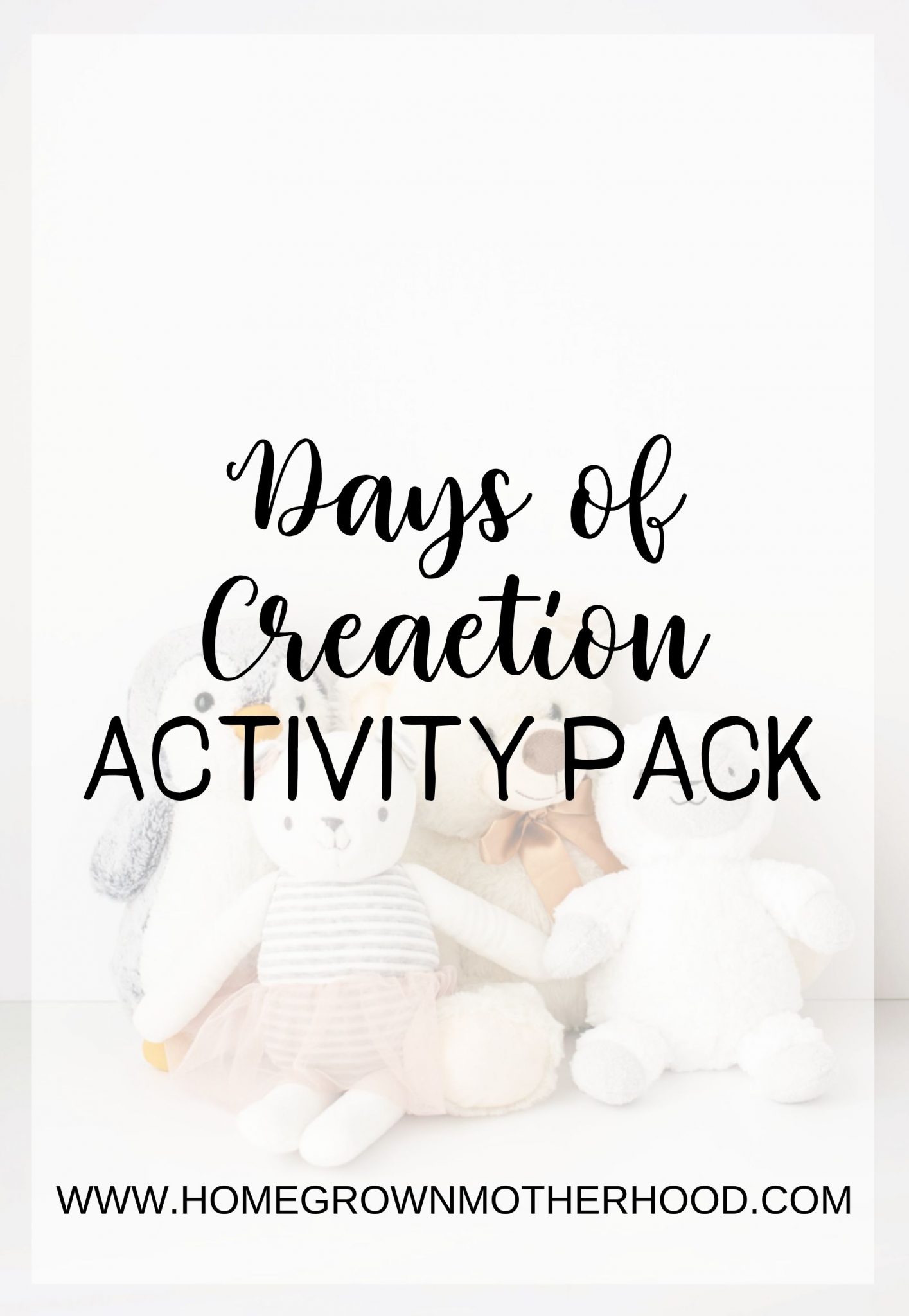 7 Days of Creation Color and Trace Set