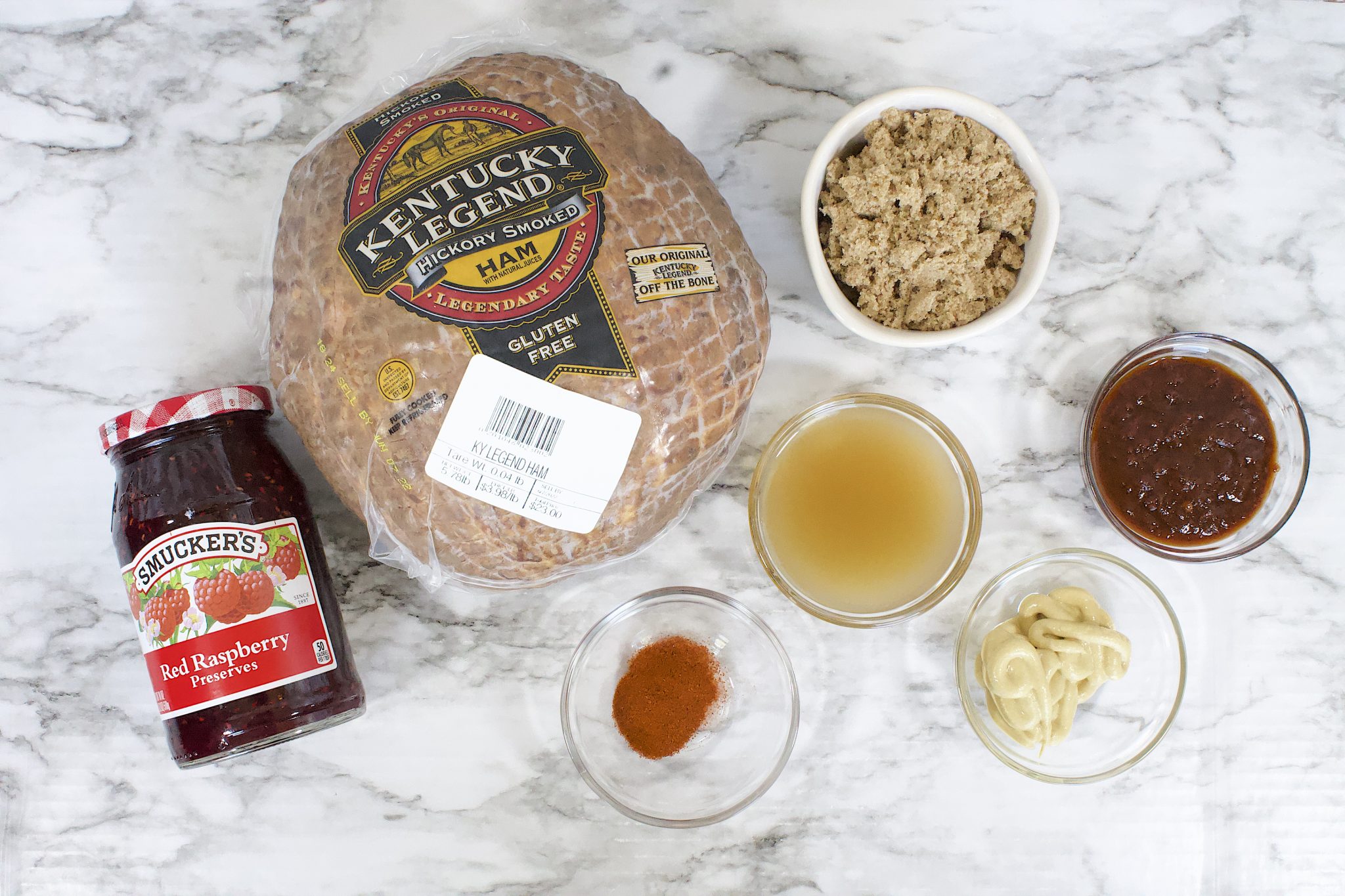 Raspberry Chipotle Glazed Ham