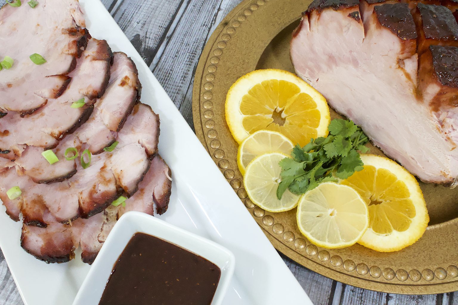 Raspberry Chipotle Glazed Ham