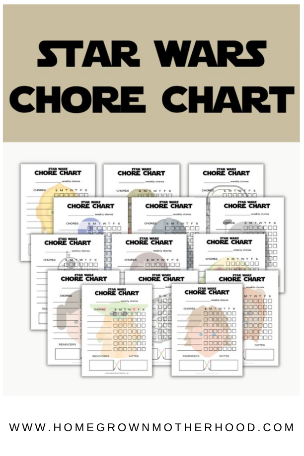 Star Wars Chore Chart