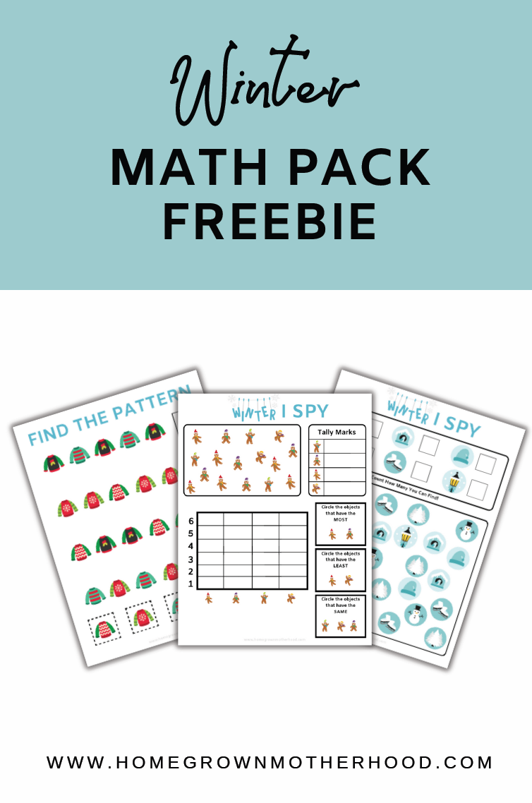 Winter Math Pack