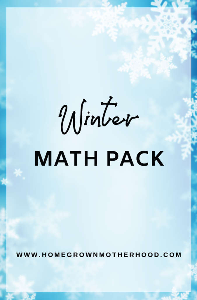 Winter Math Pack