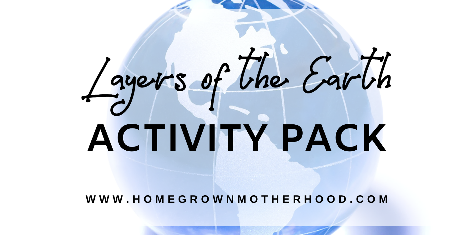 Layers Of The Earth Activity