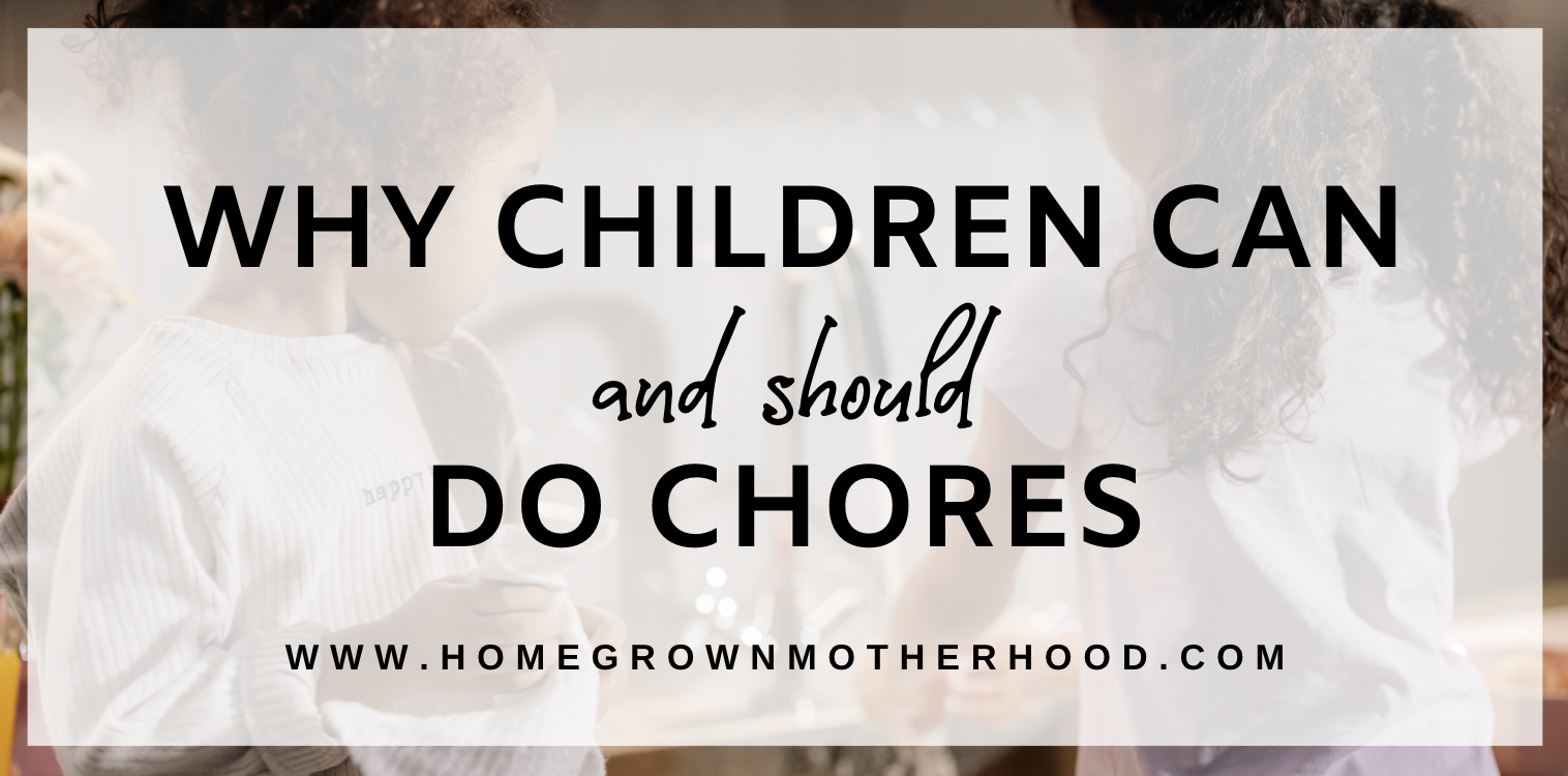 Yes, Children Can (and Should) Do Chores