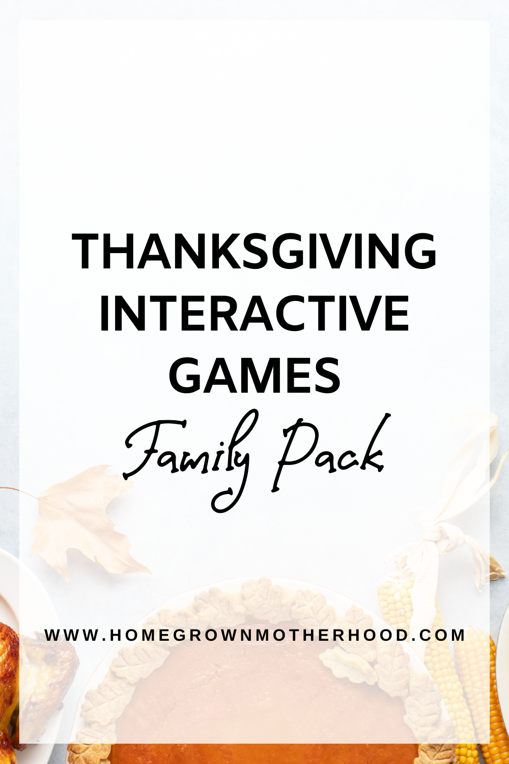 Thanksgiving Interactive Games Pack
