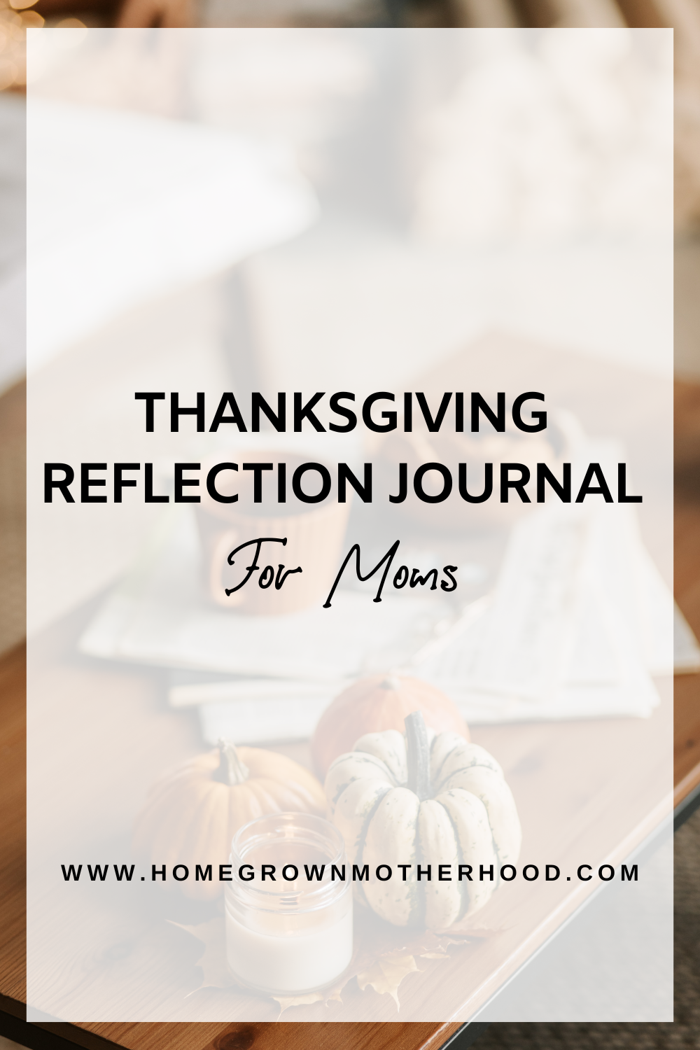 Thanksgiving Reflection Journal for Moms | Christian Gratitude Journal ...