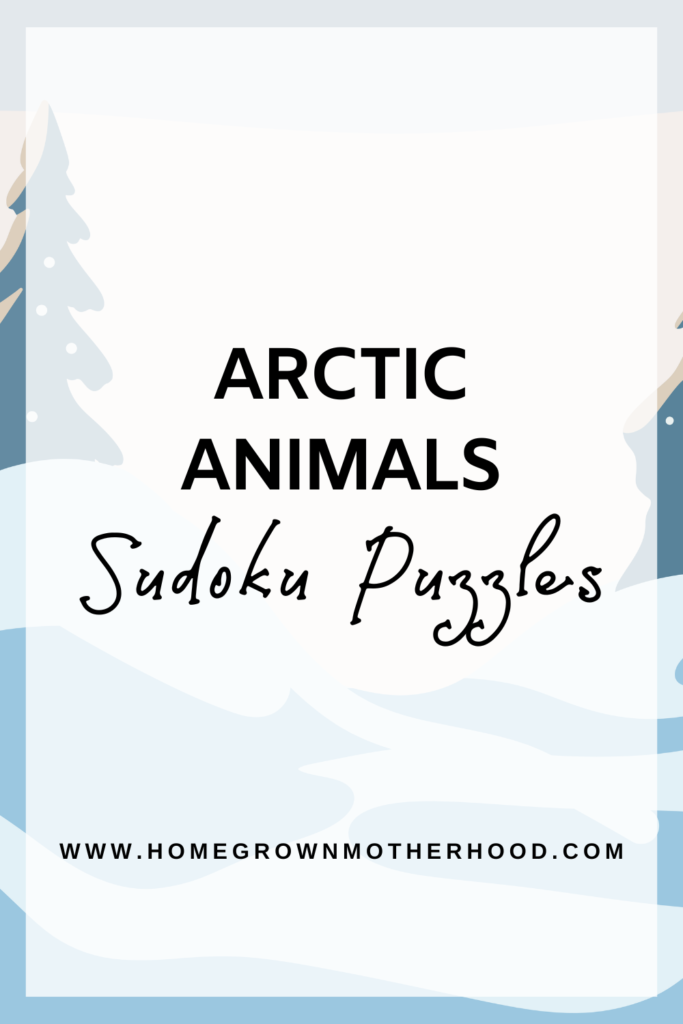 Arctic Animals Sudoku Puzzles