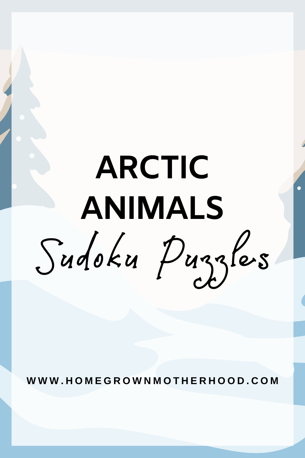 Arctic Animals Sudoku Puzzles