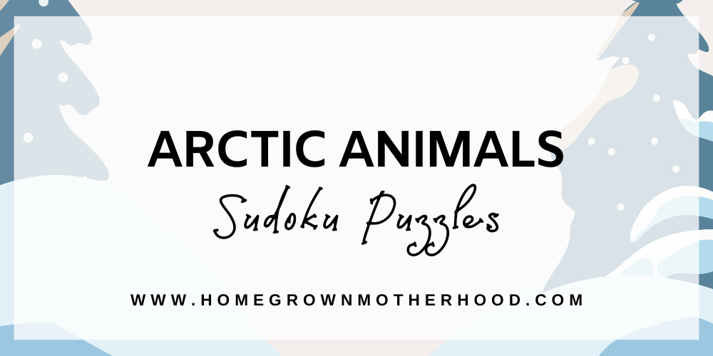 Arctic Animals Sudoku Puzzles
