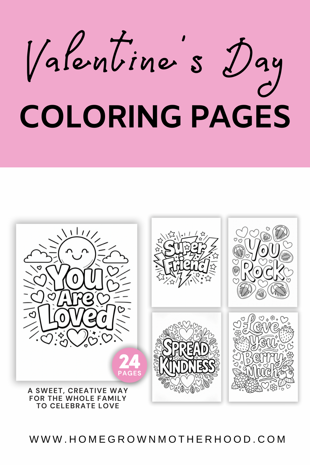 Valentine’s Day Coloring Pages