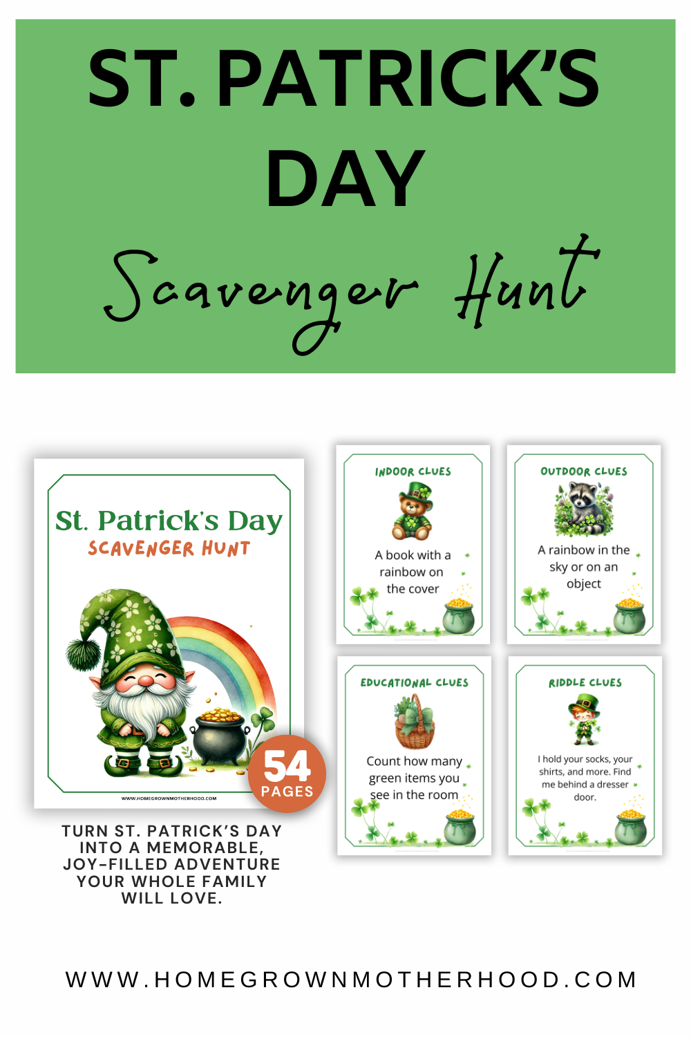 St. Patrick's Day Scavenger Hunt