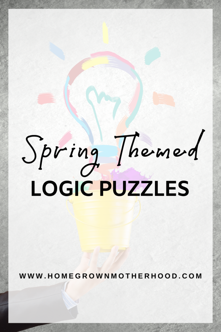 Spring Themed Logic Puzzles
